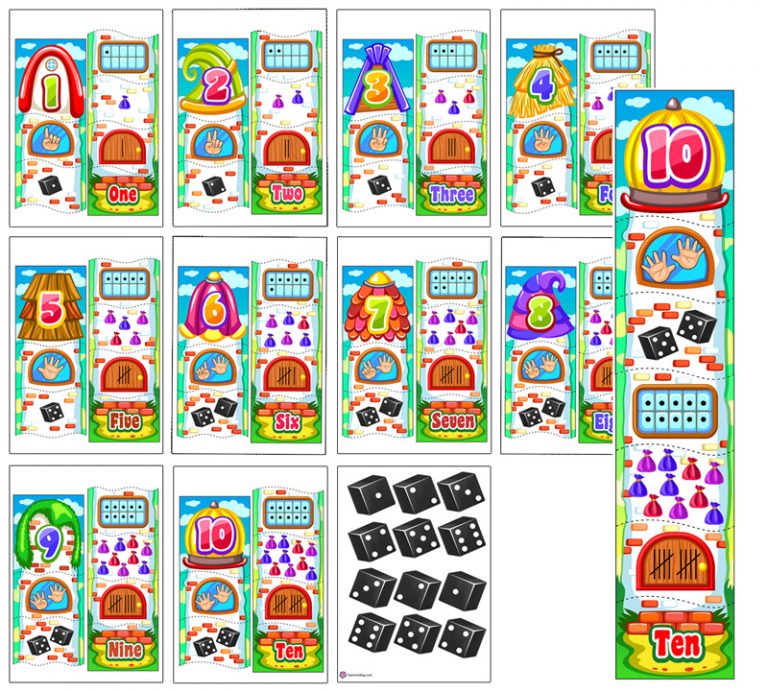 Number-Matching Puzzle Houses | BuyLapbook