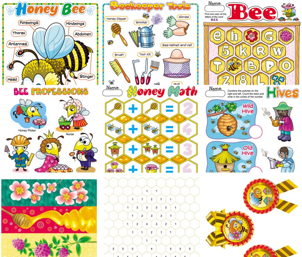 Bee Themed Printables | BuyLapbook