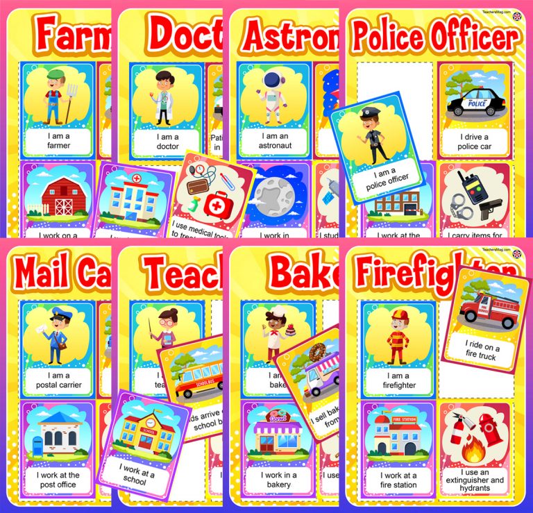 Community Helpers Matching Game | BuyLapbook