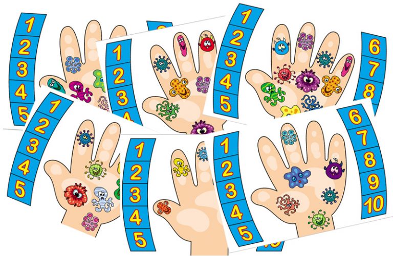 Germ Counting Clip Cards | BuyLapbook