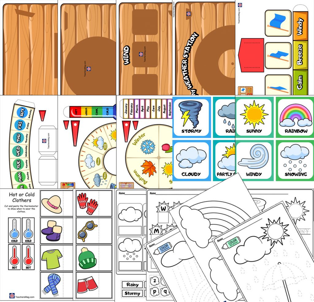 Weather Printable Activities and Worksheets | BuyLapbook