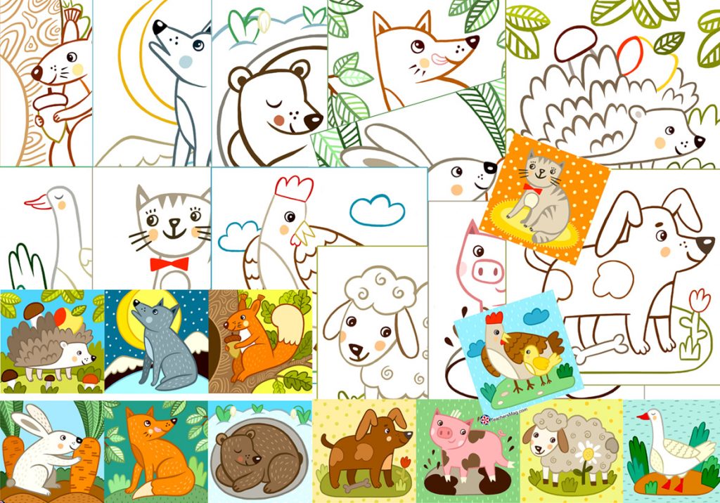 Printable Animal Puzzles | BuyLapbook