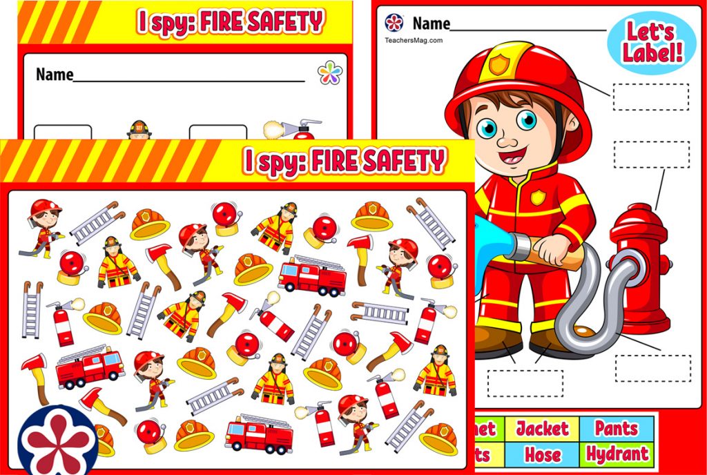 Fire Safety-Themed Worksheets and Activities | BuyLapbook