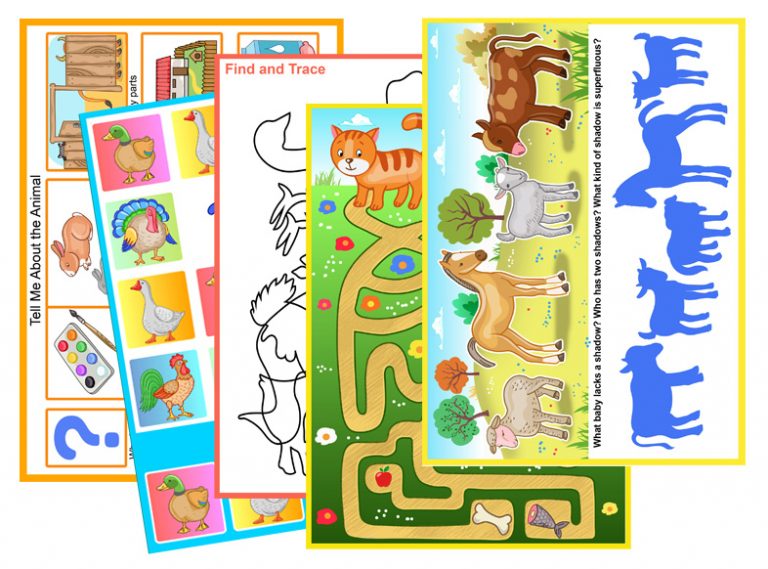 Farm Animals Lapbook Templates | BuyLapbook