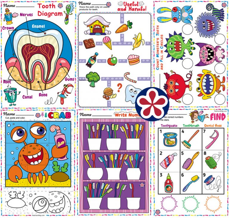 Dental Health Printables | BuyLapbook